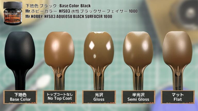 Mr. ホビー 水性ホビーカラー H66 RLM79 サンディブラウン SNDY BROWNを水性サーフェイサー3種類の下地で塗り比べてみた ...